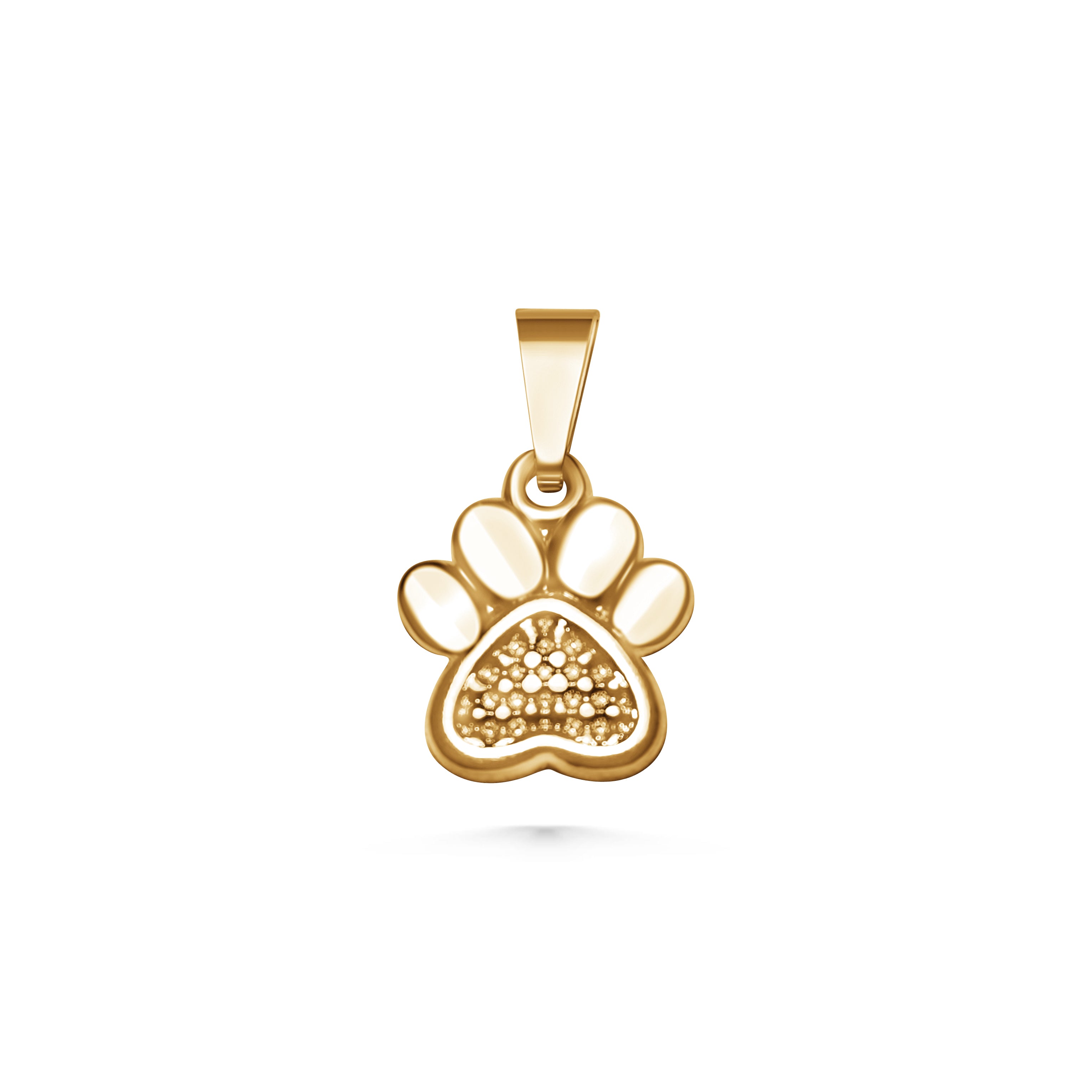 Gold Filled - Mini Dog Paw Charm – Sunday Jewels